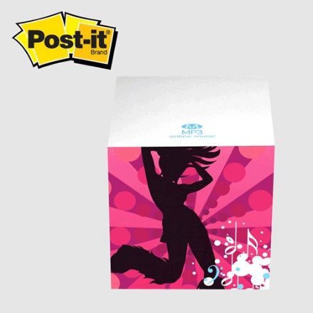 Custom Branded Post-it Notes Slim-Cube 2-3/4 x 2-3/4 x 1/2 - Custom ...