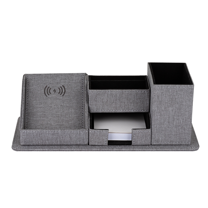 Amridge Wireless Charging Desk Organizer | Phone Charger and Shelving ...