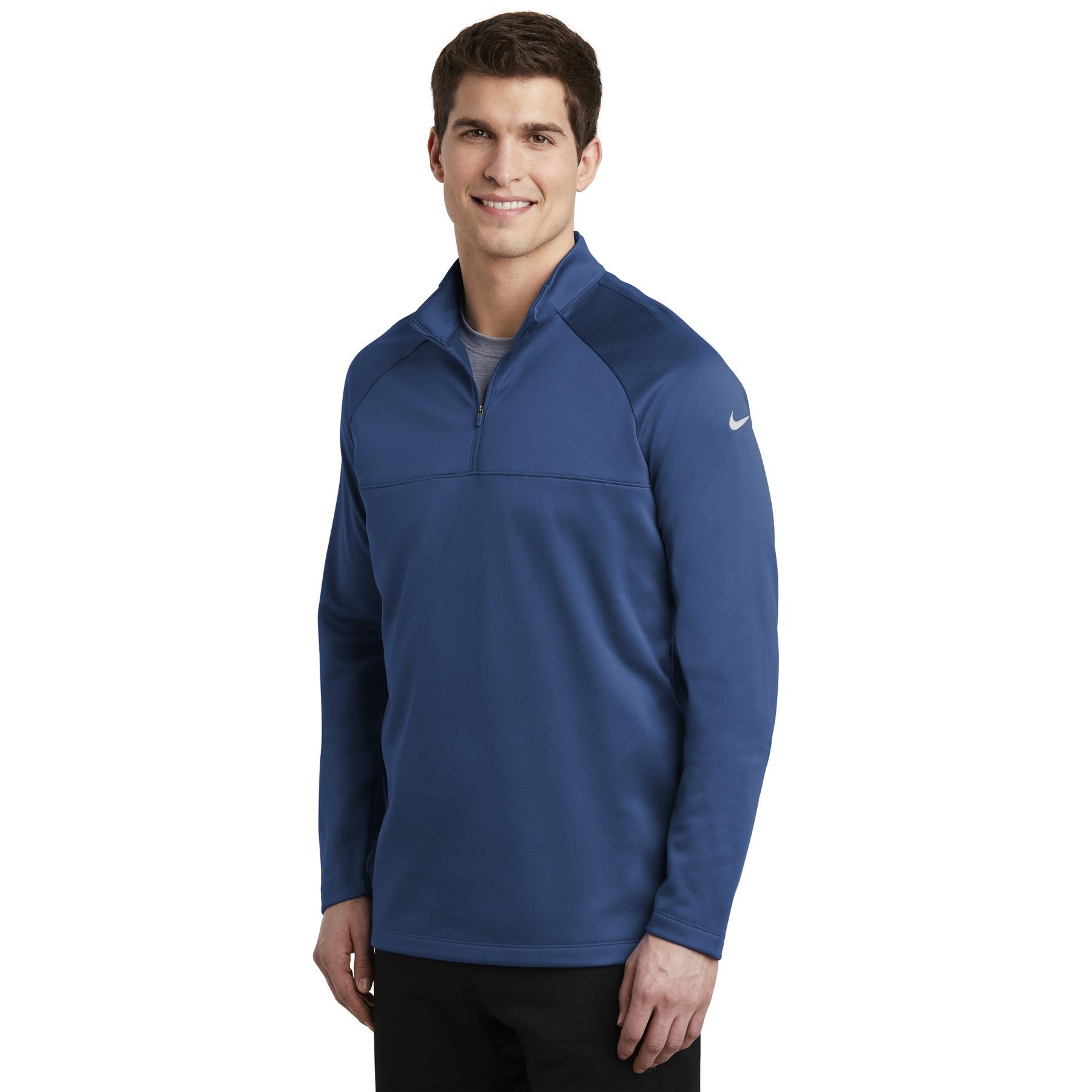 Custom Branded Nike Therma 1/2 Zip Fleece | Custom Embroidered Nike 1/2 ...