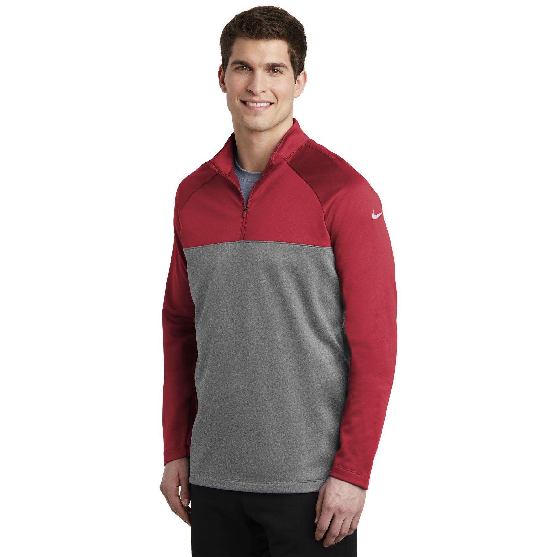 Custom Branded Nike Therma 1/2 Zip Fleece | Custom Embroidered Nike 1/2 ...